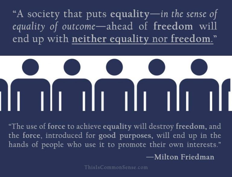 Equality vs. Freedom - Common Sense with Paul Jacob