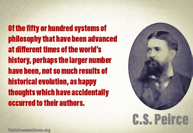 C.S. Peirce - Common Sense with Paul Jacob